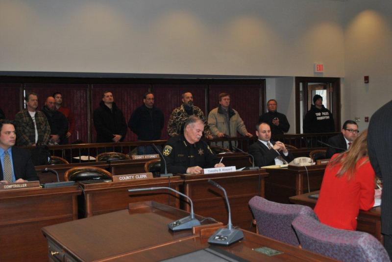 Sheriff Tim Howard at the Legislature Vote to Rescind the NY-SAFE Act ...